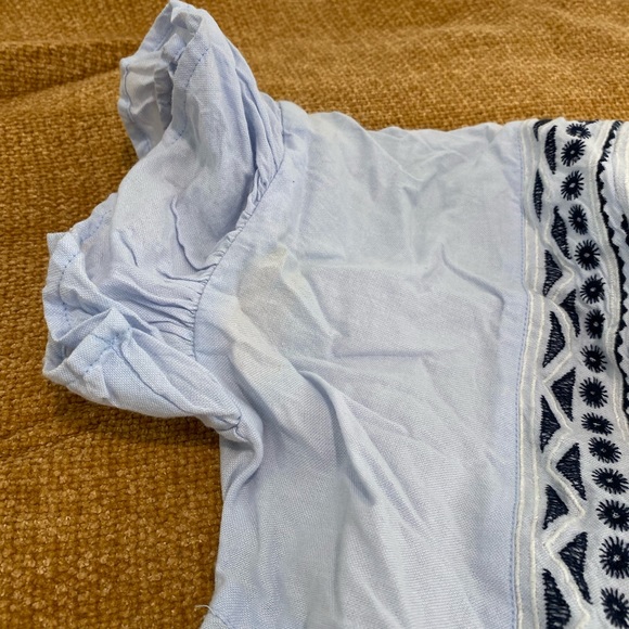 Mango | Dresses | Mango Embroidered Smock Dress With Tassels | Poshmark